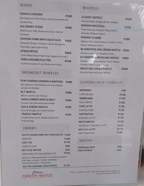 Famous Country Waffles White Plains - EatMyBananas.com